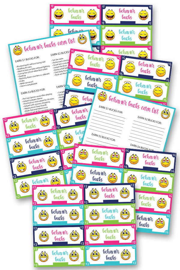 Emoji Behavior Bucks {7 Pages} – Sarah Titus