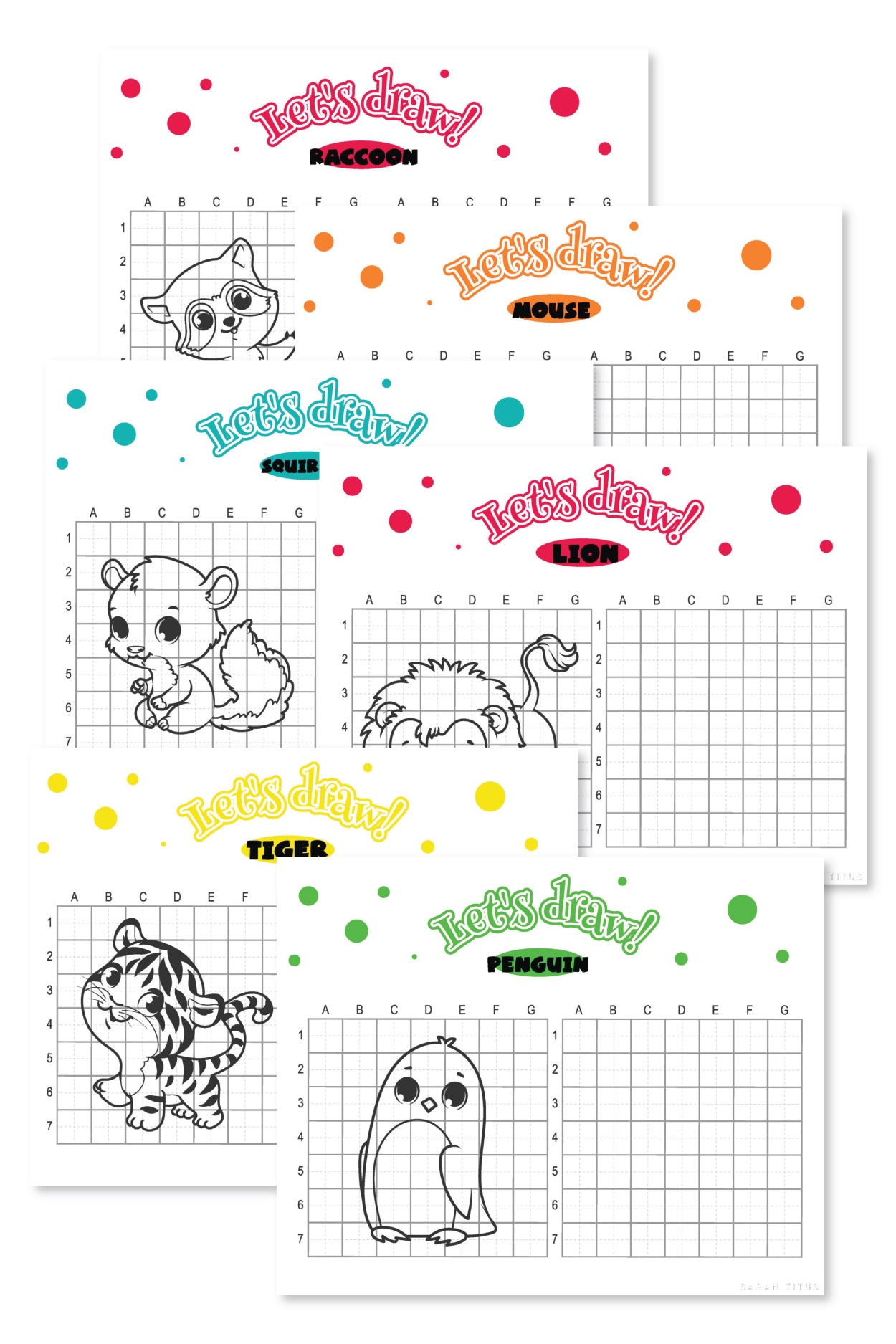How to Draw Noah's Ark Animals {30+ pages} – Sarah Titus