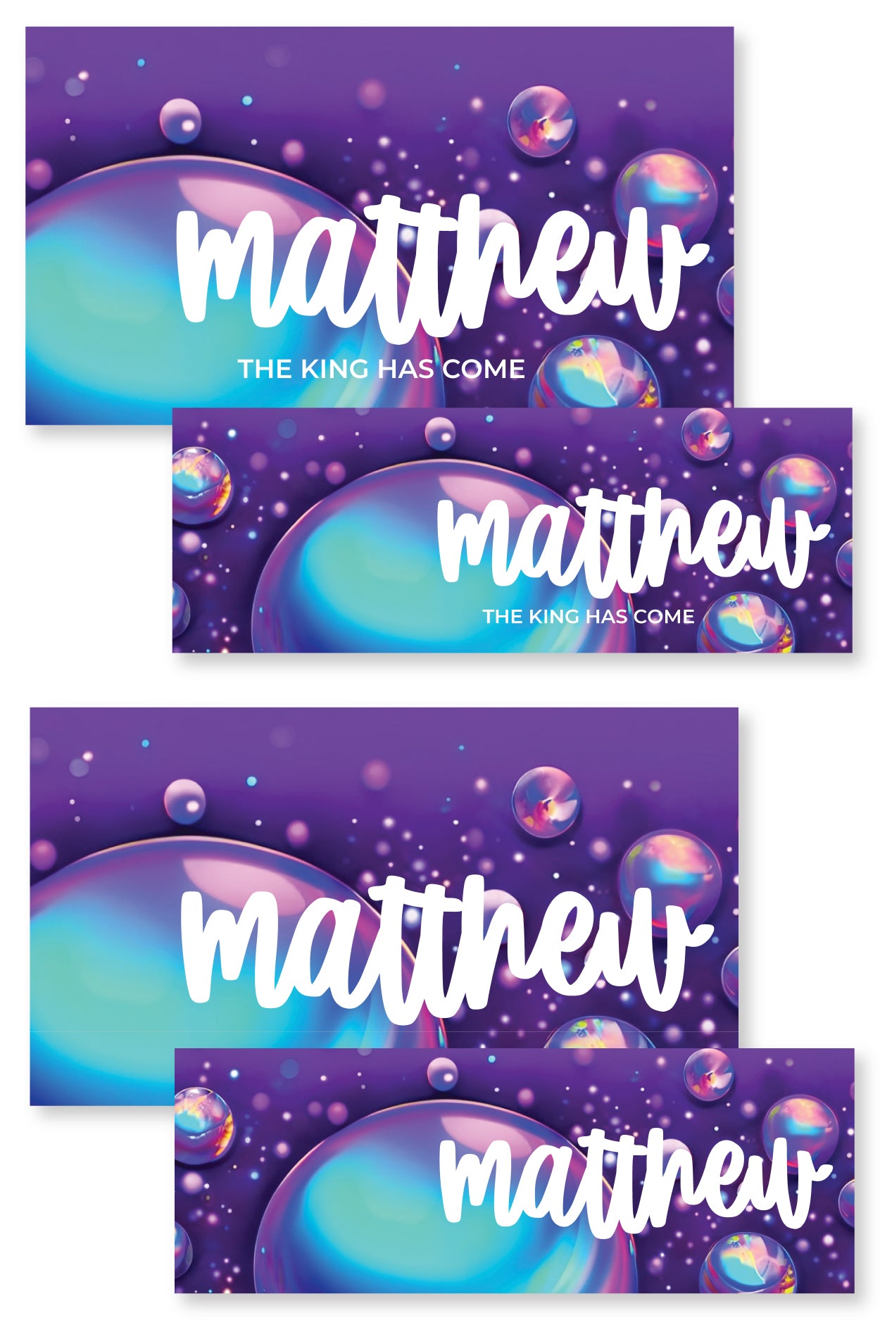 Matthew Sermon Series Graphics – Sarah Titus