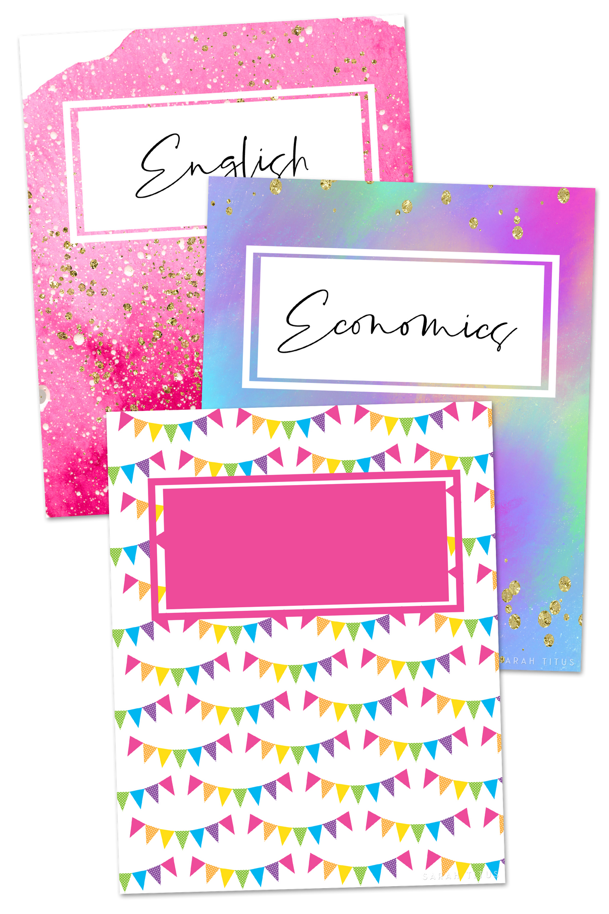School Binder Covers & Dividers {40+ Pages} – Sarah Titus