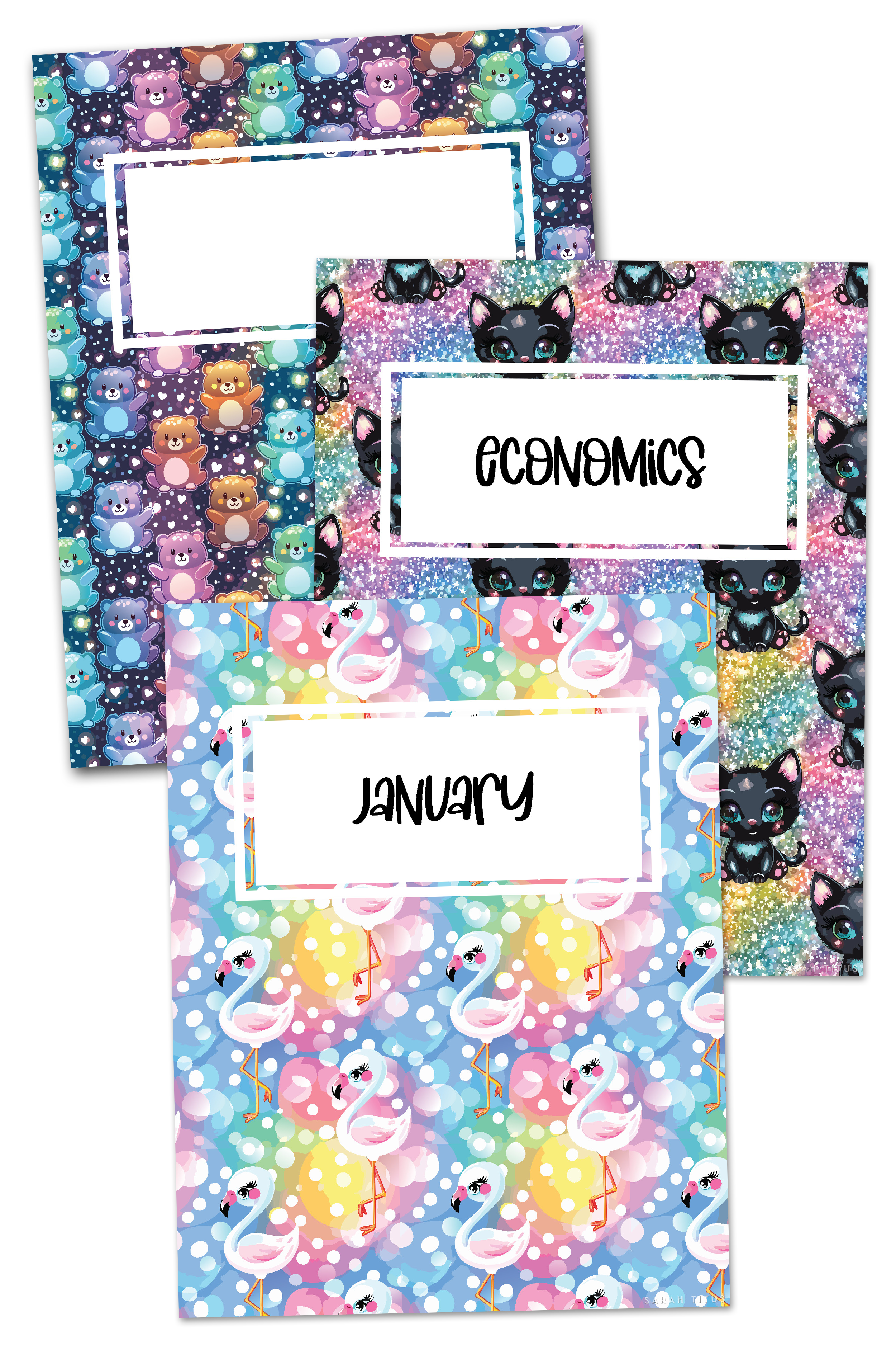 School Binder Covers & Dividers {50 Pages} – Sarah Titus