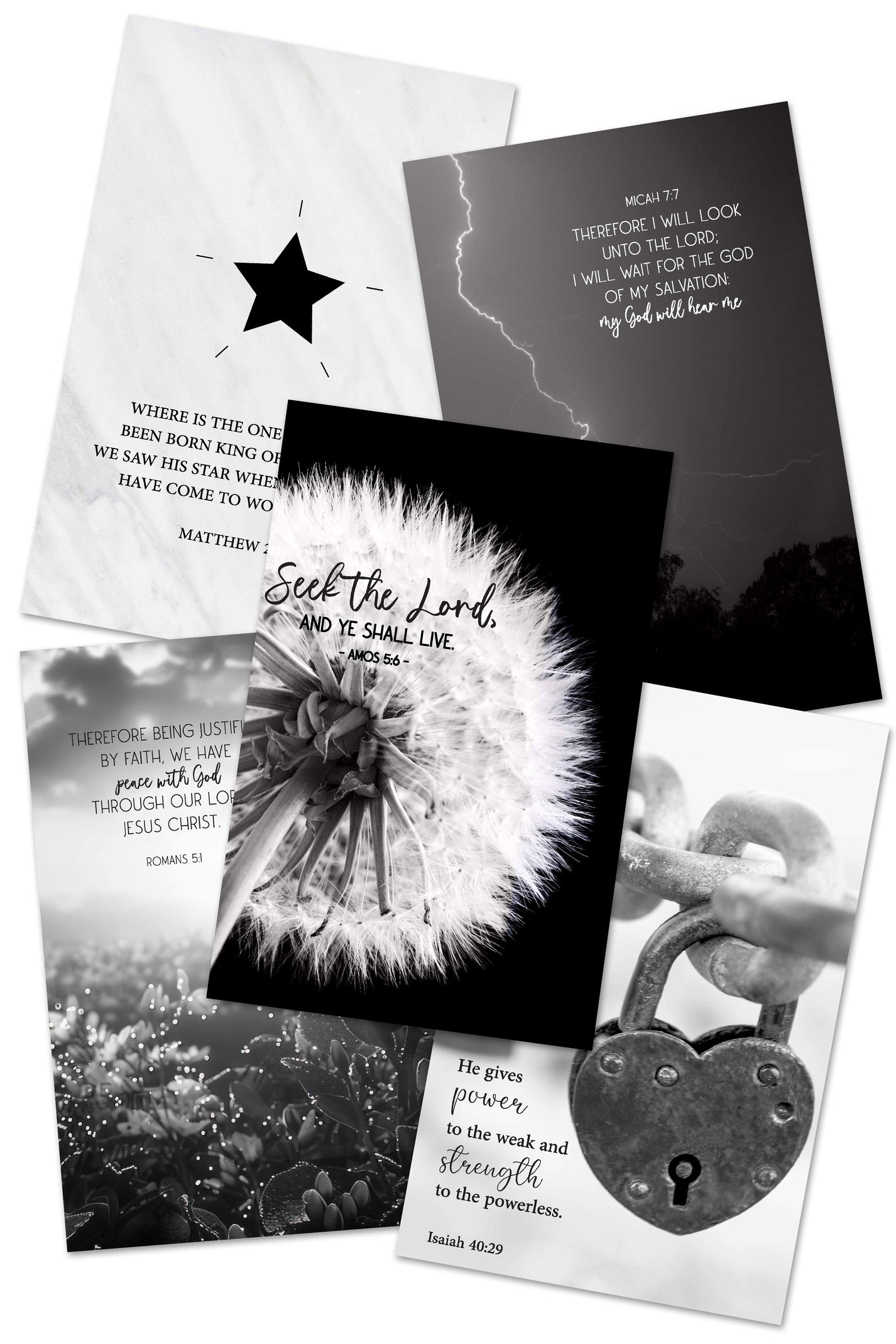 Traditional Church Bulletins Black & White {100+ Pages} – Sarah Titus