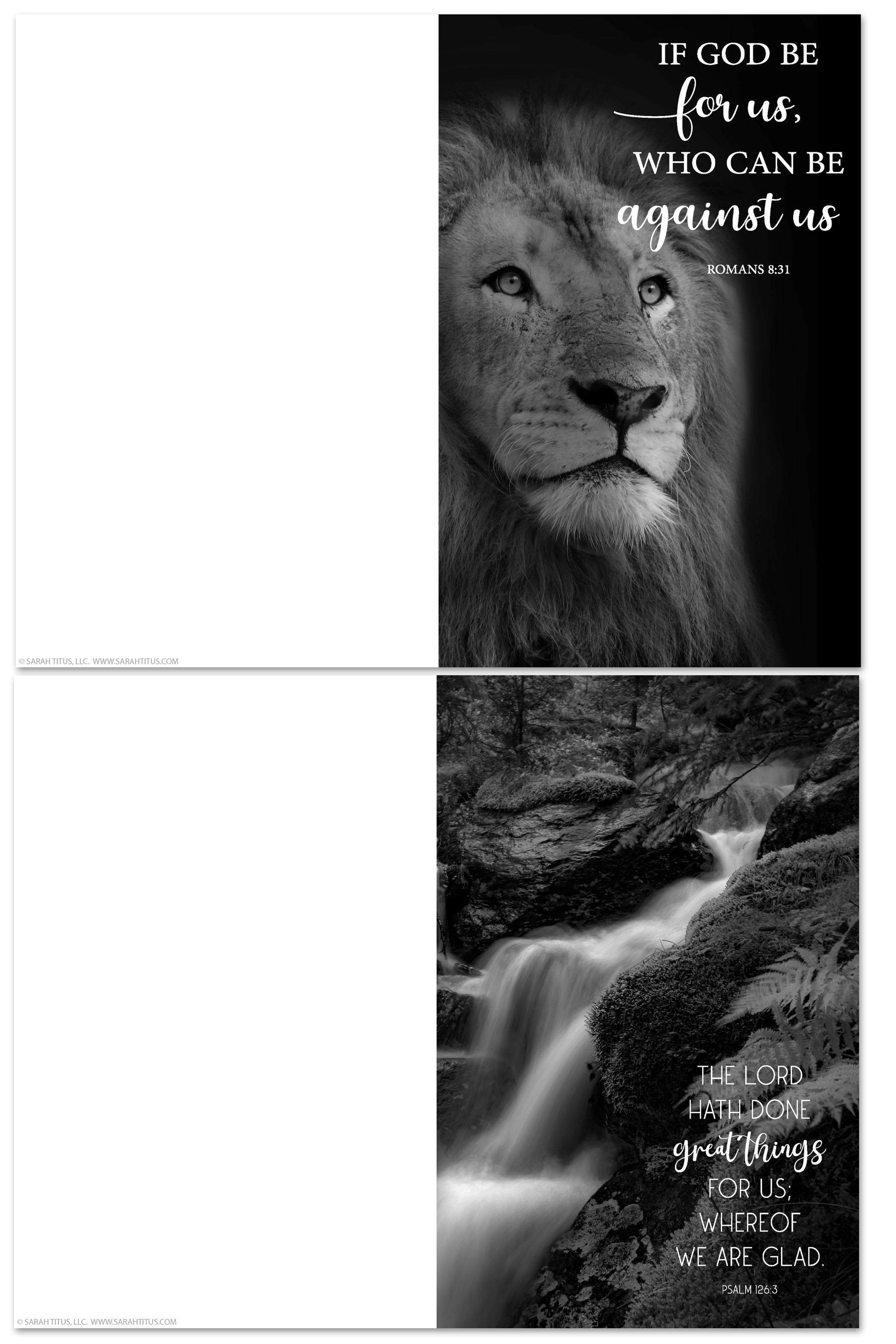 Traditional Church Bulletins Black & White {100+ Pages} – Sarah Titus
