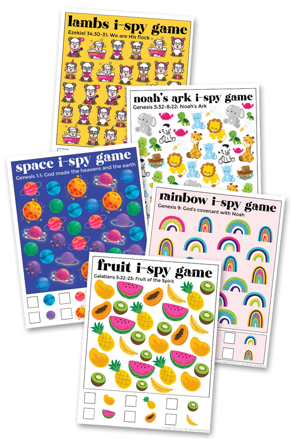 Bible I-Spy Games {5 Games} – Sarah Titus