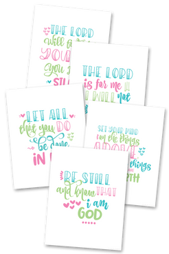 Encouraging Scripture Wall Art Quotes {5 Pages} – Sarah Titus