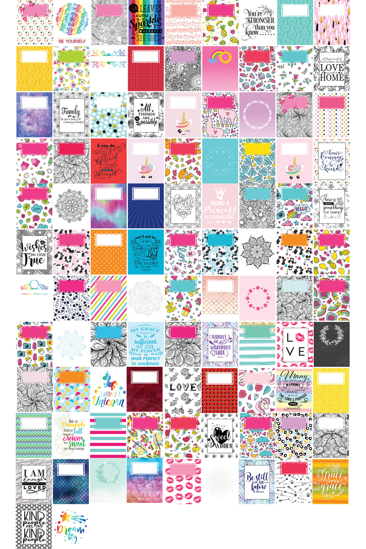 Fun Binder Covers & Dividers {100+ Pages} – Sarah Titus
