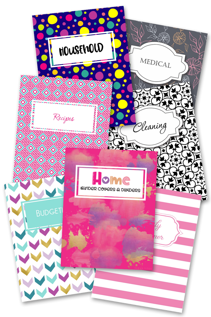 Binder Covers & Dividers – Sarah Titus