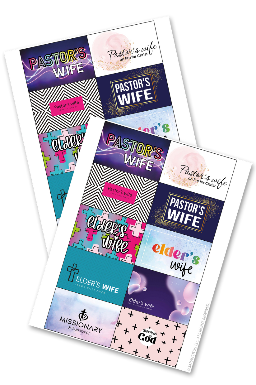 Pastor's Wife, Elder's Wife, Missionaries Business Cards – Sarah Titus