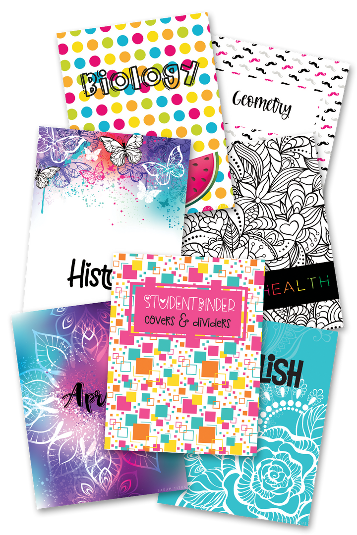 Binder Covers & Dividers – Sarah Titus