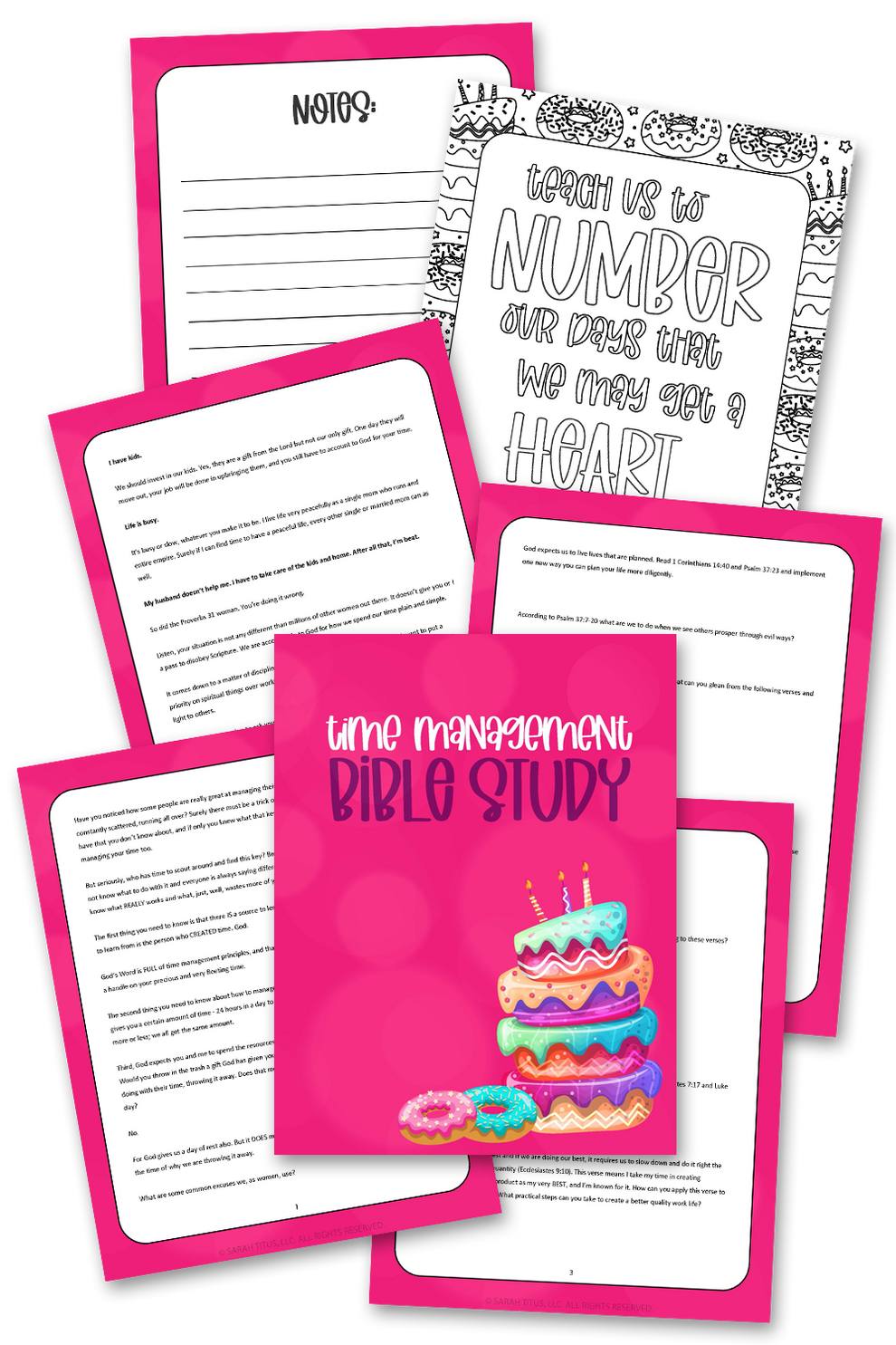 Time Management Bible Study 9 Pages Sarah Titus time-management-bible-study-9-pages-sarah-titus