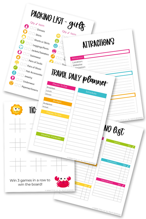 Travel Binder {23 pages} – Sarah Titus